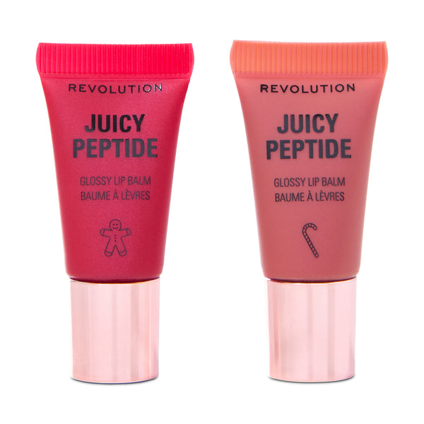 Revolution Juicy Peptide Mini Lip Balm Gift Set - LUCY MAKEUP STORE MALTA