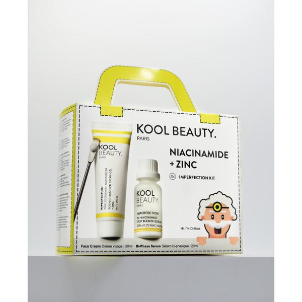 Kool Beauty Niacinamide + Zinc - Imperfection Kit - LUCY MAKEUP STORE MALTA