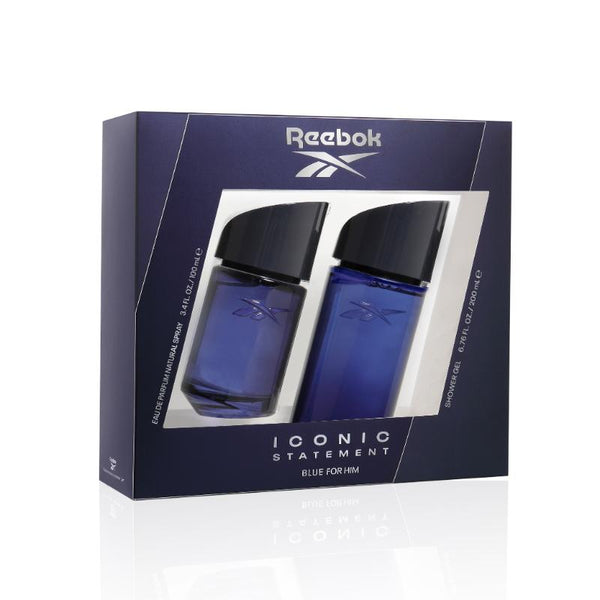 Reebok iconic blue set EDP for him 100ml & gel 200ml - LUCY MAKEUP ...