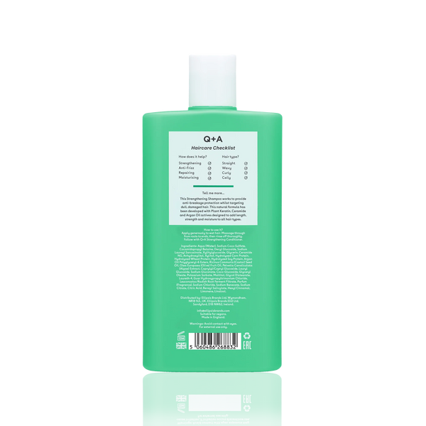 Q+A Strengthening Shampoo 250ml - LUCY MAKEUP STORE MALTA